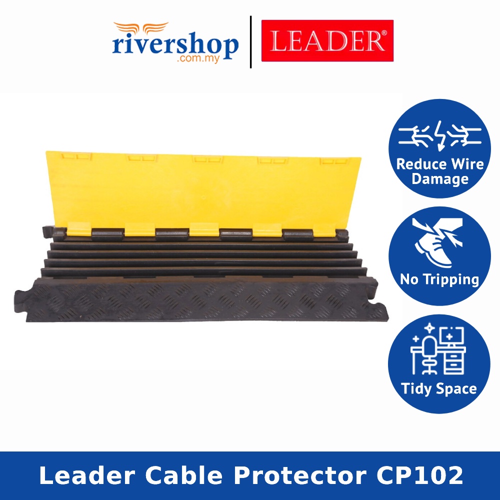 LEADER Cable Protector CP102 / Cable Protector 5 Channel Hump Rubber ...