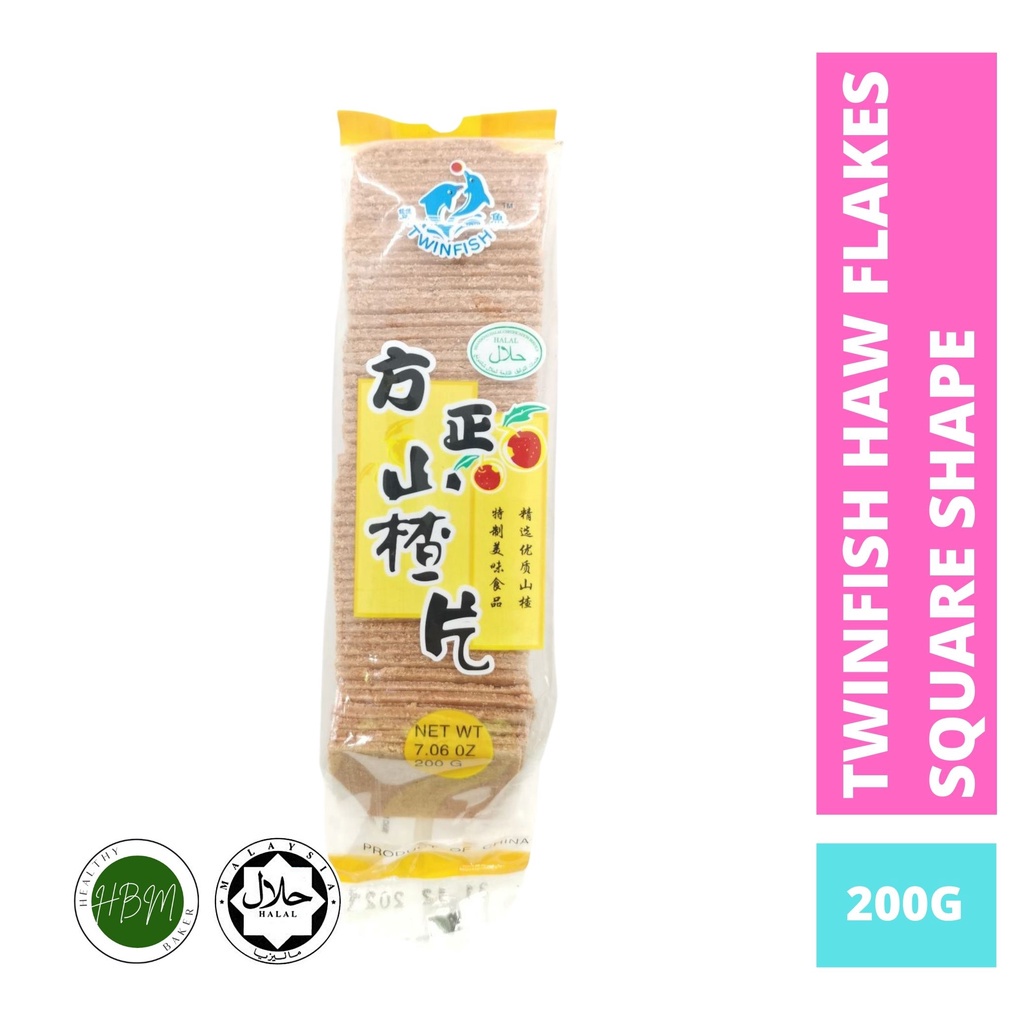Haw Flakes 150gm / 200gm square shape / Hawflake / Asam Manis segi ...