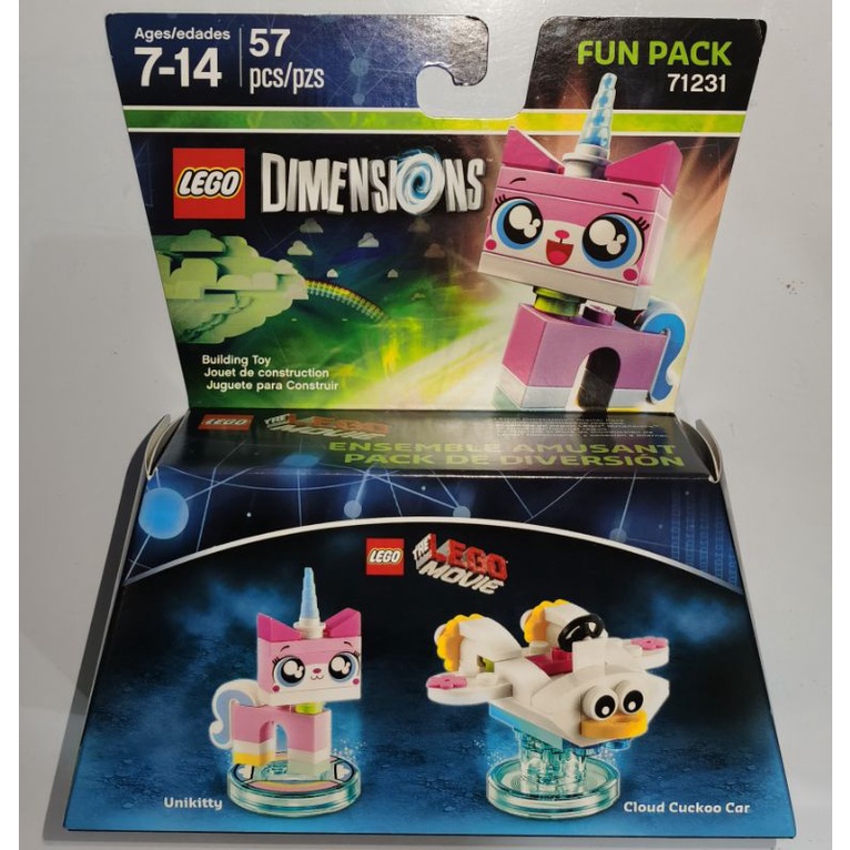 LEGO 71231 Dimensions Fun Pack The Lego Movie Unikitty and Cloud Cuckoo ...