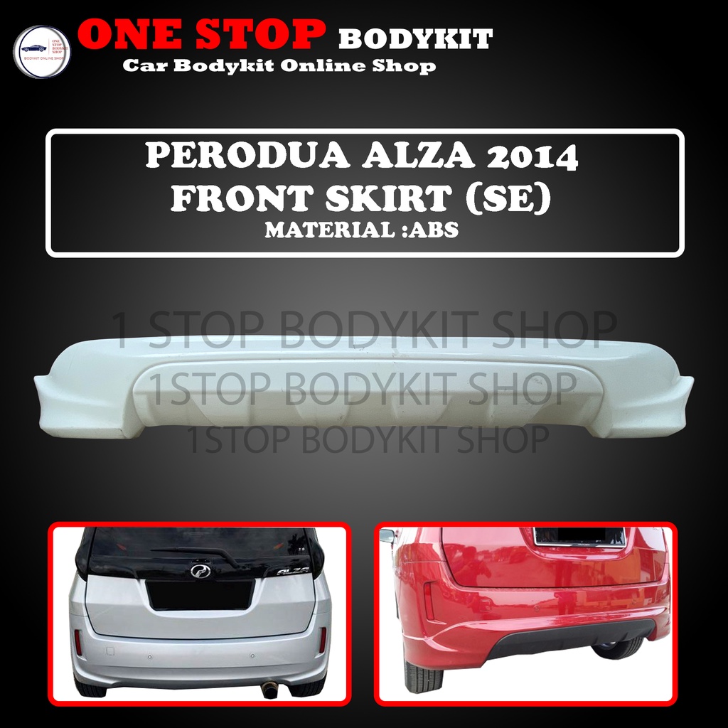 PERODUA ALZA 2014 FACELIFT REAR SKIRT (SE) ABS SKIRT LIP BODYKIT ...