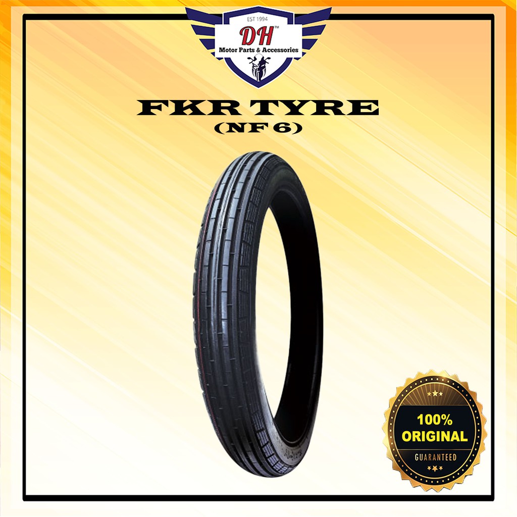 FKR TYRE MOTORCYCLE NF 6 TUBE TYPE TAYAR (2.25-17TT) | Shopee Malaysia