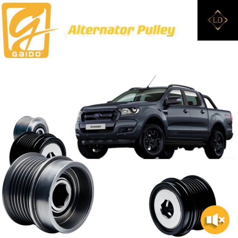 Gaido Overrunning Alternator Pulley for Ford Ranger BT-50, T6 | Shopee ...