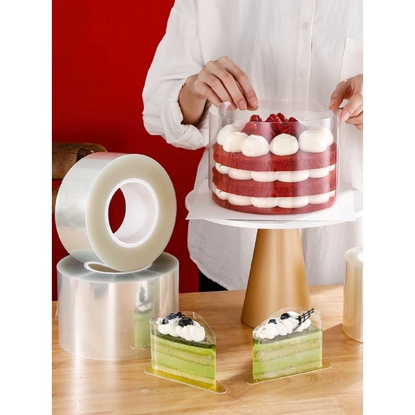 Transparent Hard Type Clear Mousse Cake Surrounding 6/8/10/12cm 1kg ...