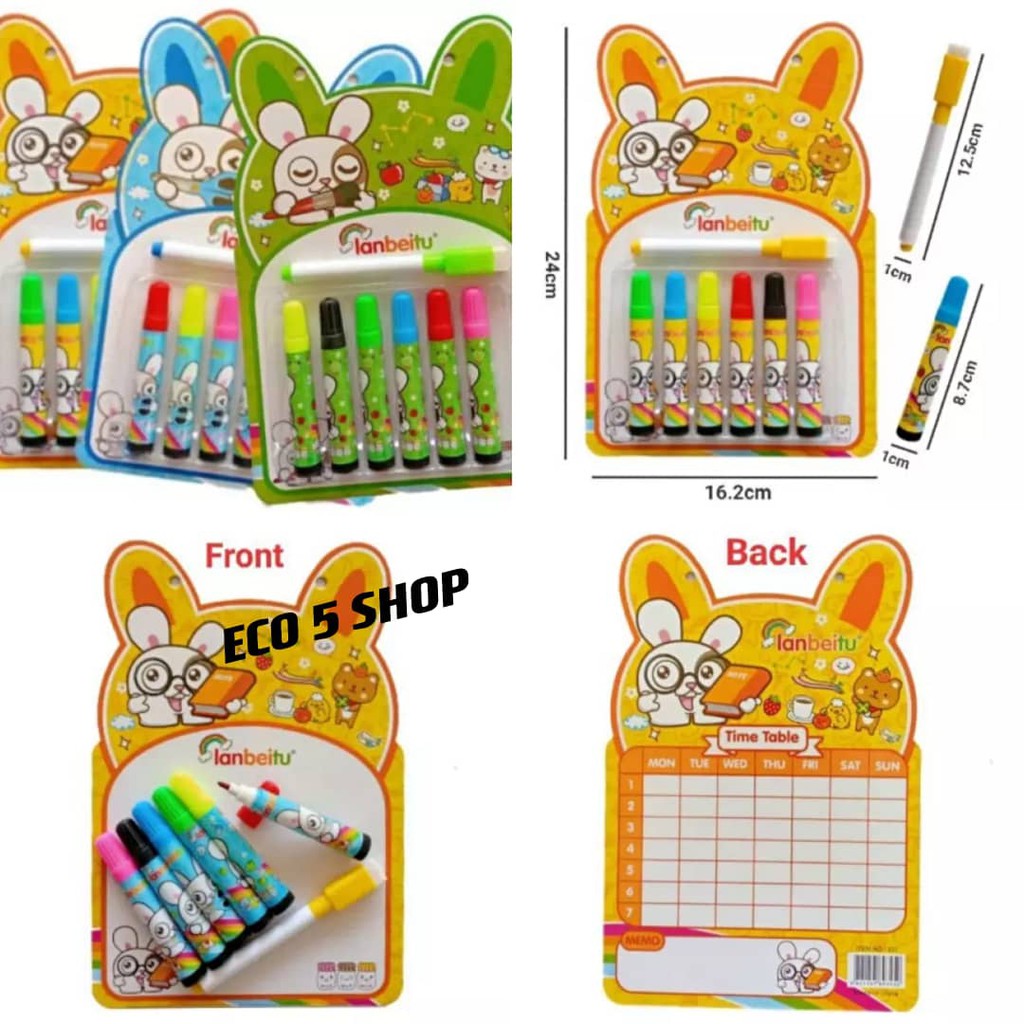 Mini Drawing Board Whiteboard Double side Set Stationery Gift Set kids ...