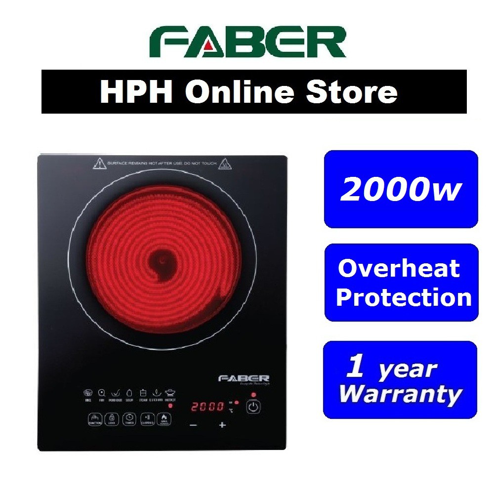 FABER Ceramic Cooker FCC Fornello 3000 / 2000【HPH】 | Shopee Malaysia