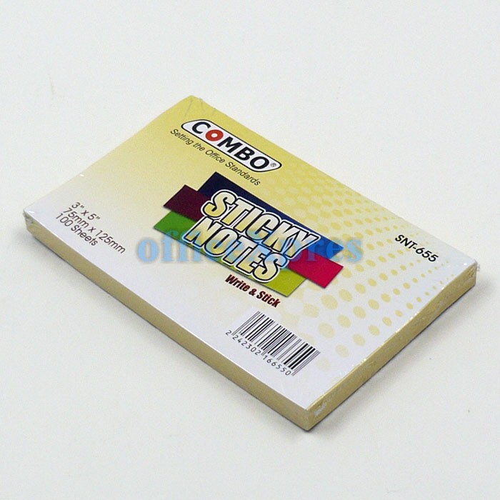Sticky Memos / Combo Sticky Notes / Memo Stick Paper / Memo SNT-655 (3 ...