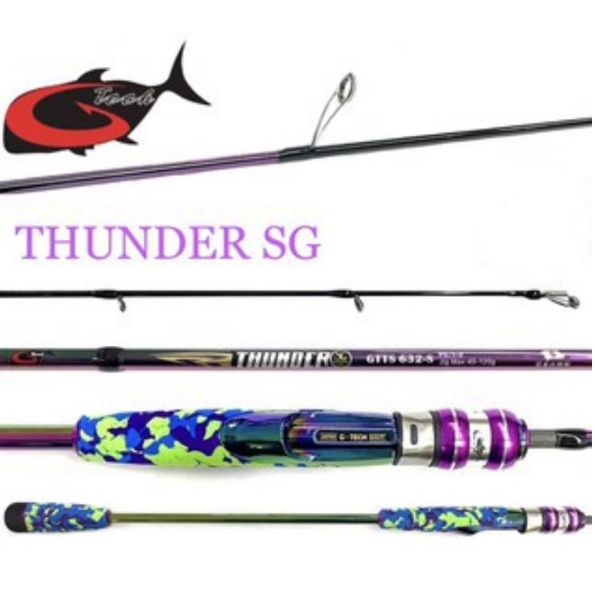 G-TECH THUNDER SG SALWATER GAME GTTS SPINNING/BC ROD | Shopee Malaysia