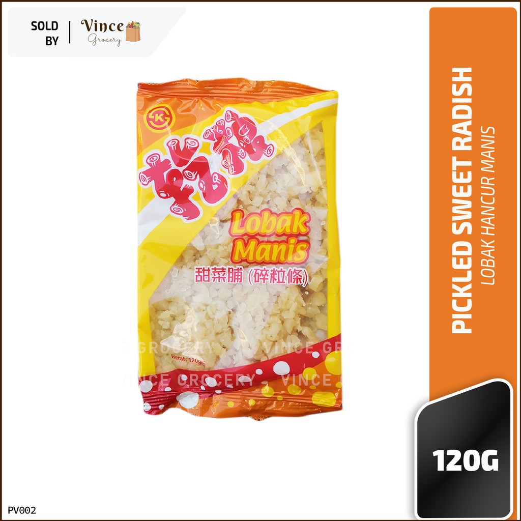 Pickled Sweet Radish | Lobak Hancur Manis| 甜菜脯碎 120G | Shopee Malaysia