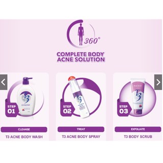 T3 Acne Body Wash pH5.5 550mL | Shopee Malaysia