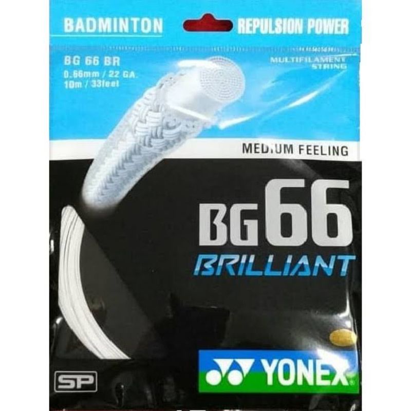 Yonex Bg66 Brilliant Badminton String (1Pcs)(100%Original) | Shopee ...