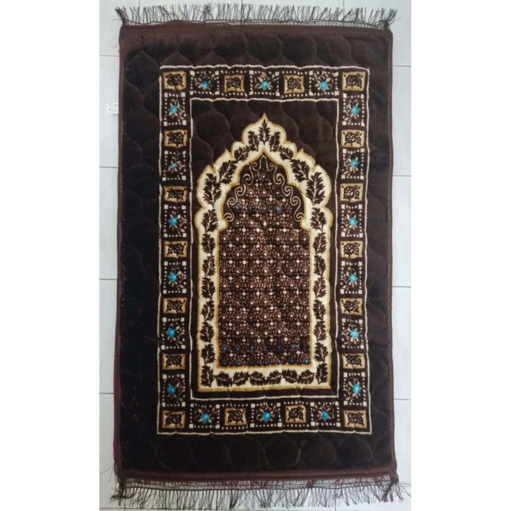 SEJADAH THICK Comfortable GEBU TEBAL Sembayang Pakai WAQAF SOLAT KARPET ...