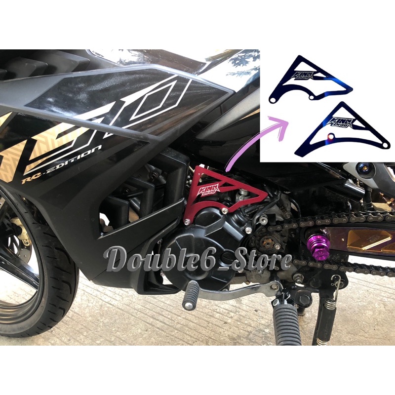 Yamaha Y15ZR V1 V2 King Drag Engine Bracket Titnaium Alloy CNC 1 set ...