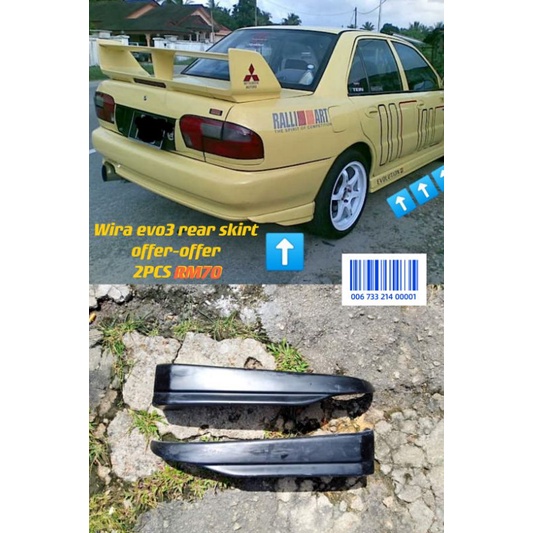 Wira evo3 rear skirt lips | Shopee Malaysia