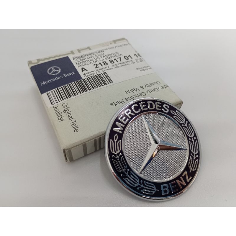 Mercedes Benz Original A2188170116 Front Bumper Blue Badge | Shopee ...