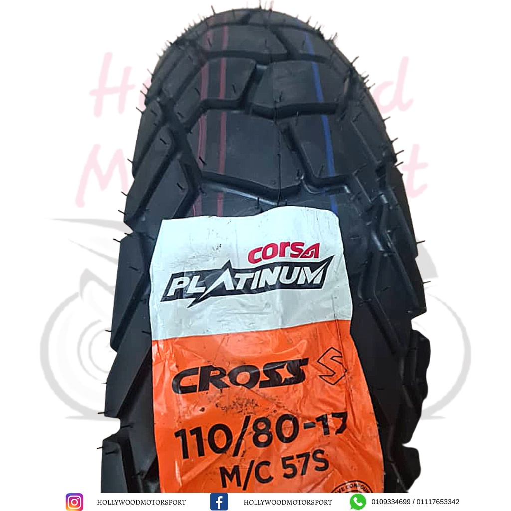 TAYAR CORSA CROSS'S TUBELESS 13" 14" 17" 19" INCH LC135 Y15 Y16 FZ150 ...