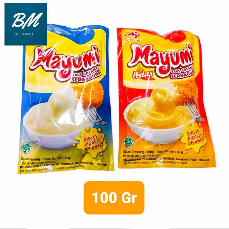 Ajinomoto Mayumi Mayonnaise 100 gr Original Spicy / Mayonnaise Mayumi ...