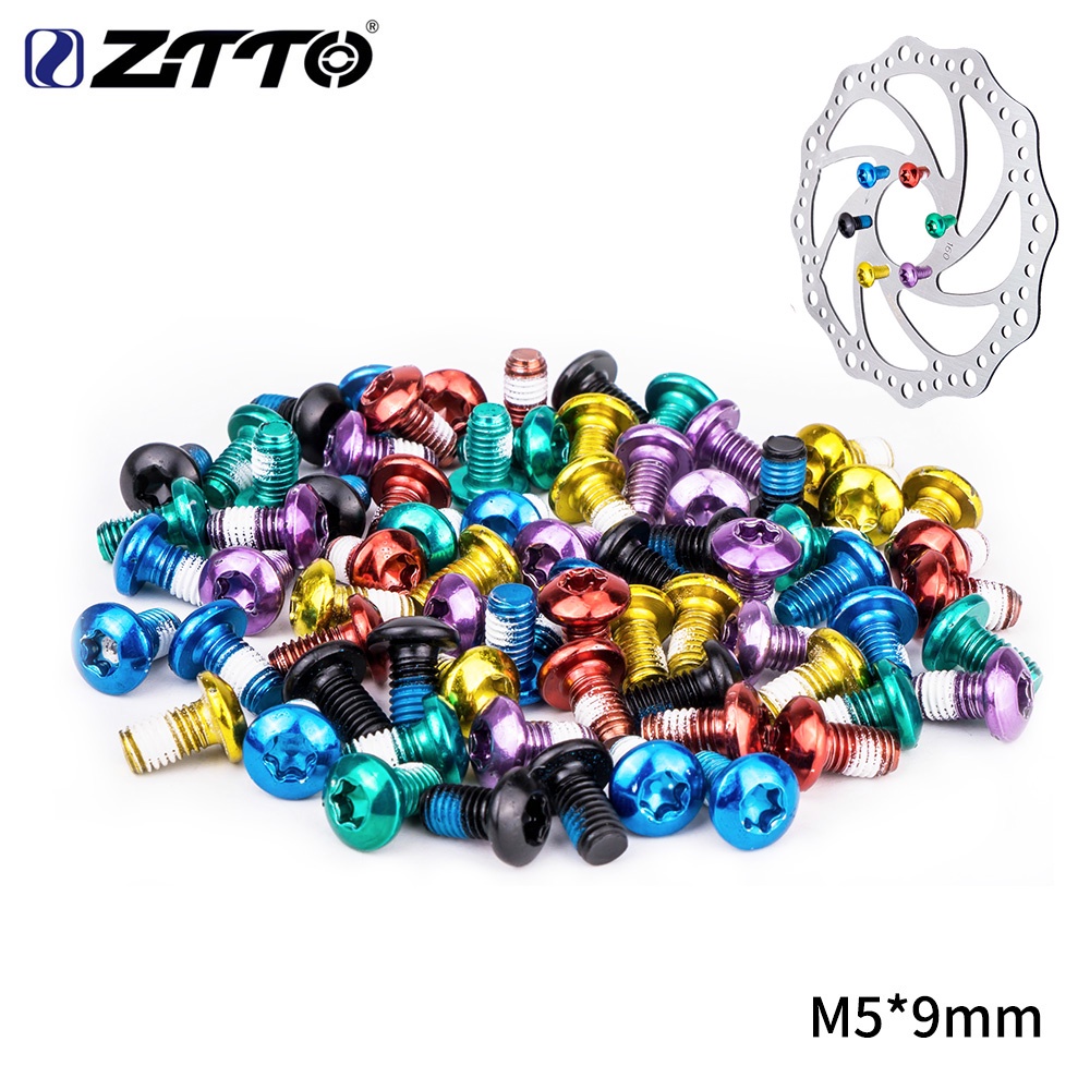 ZTTO MTB Road Bike Disk Brake Rotor Bolts 12 PCS mountain Bicycle rotor ...