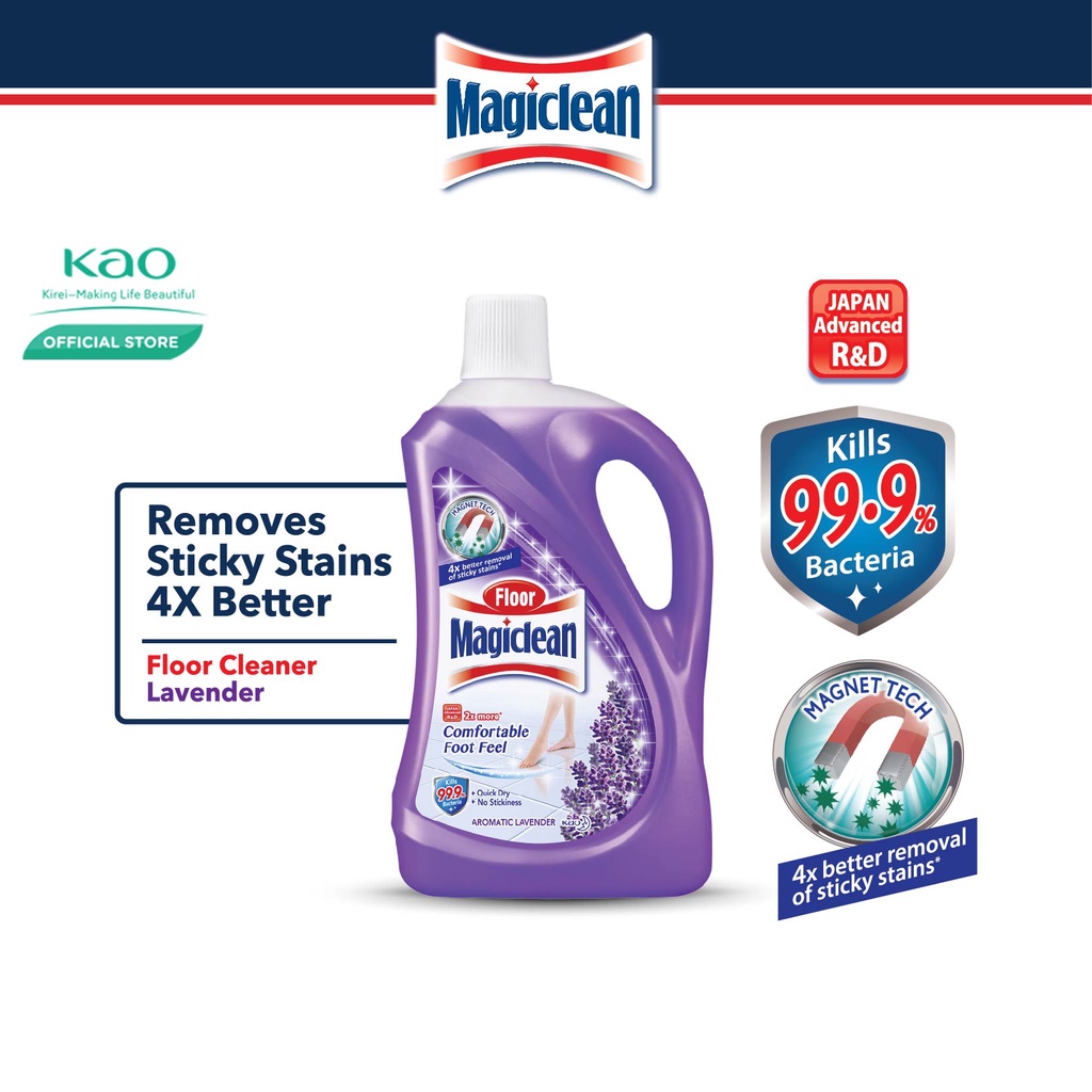MAGICLEAN Floor Cleaner Lavender (2000ml) | Shopee Malaysia
