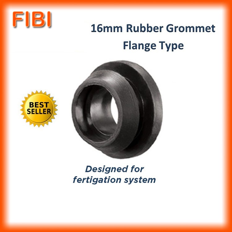 16mm Rubber Grommet Irrigation Fertigasi LDPE Poly Pipe fitting ...