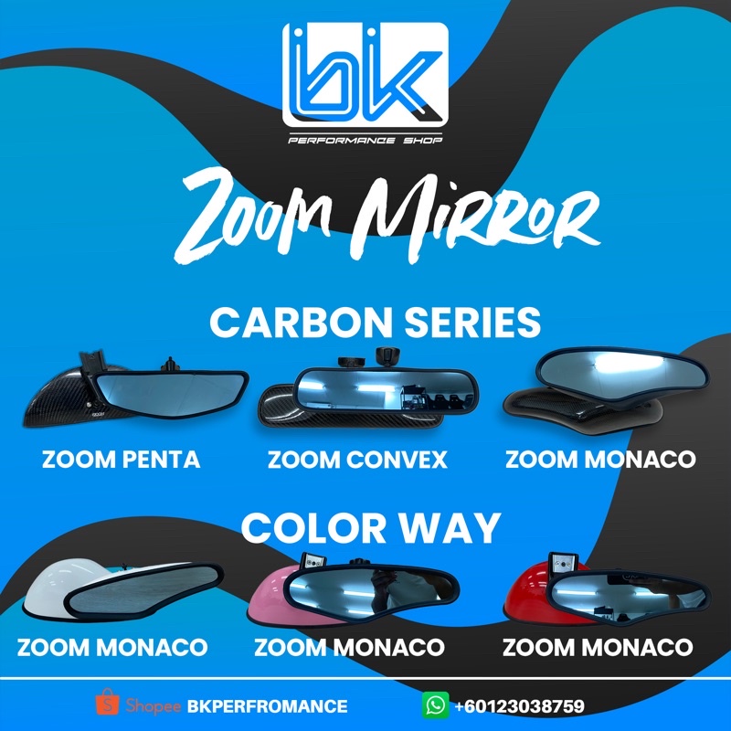 Zoom Engineering Rearview Mirror Color | Shopee Malaysia