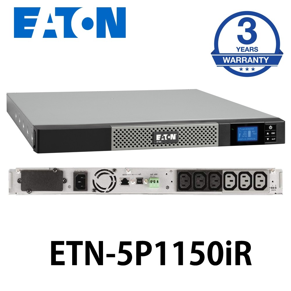 Eaton 5P 1150i VA Rack 1U (UPS) (ETN-5P1150iR) | Shopee Malaysia