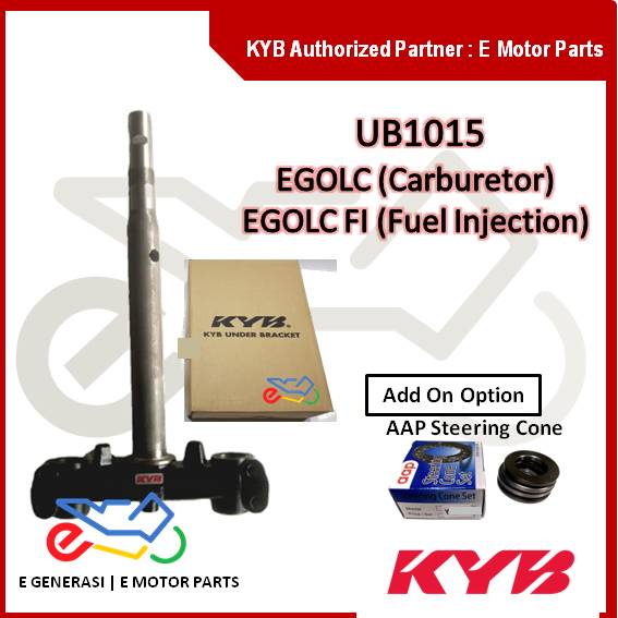 T-FORK LC 135 Y125 Y15ZR Y16 SRL RXZ FZ150 FORK T FORK KYB TIGA KAKI STEERING DAMPER UNDER ...