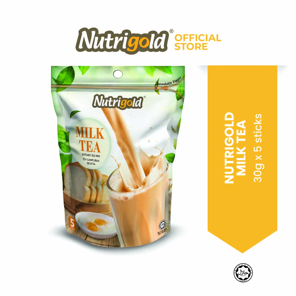 Nutrigold 3 In 1 Milk Tea (30g x 5 Sticks) | Shopee Malaysia