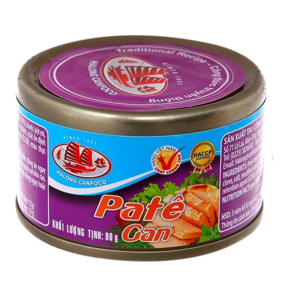 Pork liver pate - Ha Long 1 box /pate gang thơm ngon 1 hộp | Shopee ...