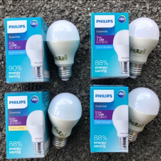 Philips Essential LED Bulb(5W/7W/9W/11W) | Shopee Malaysia