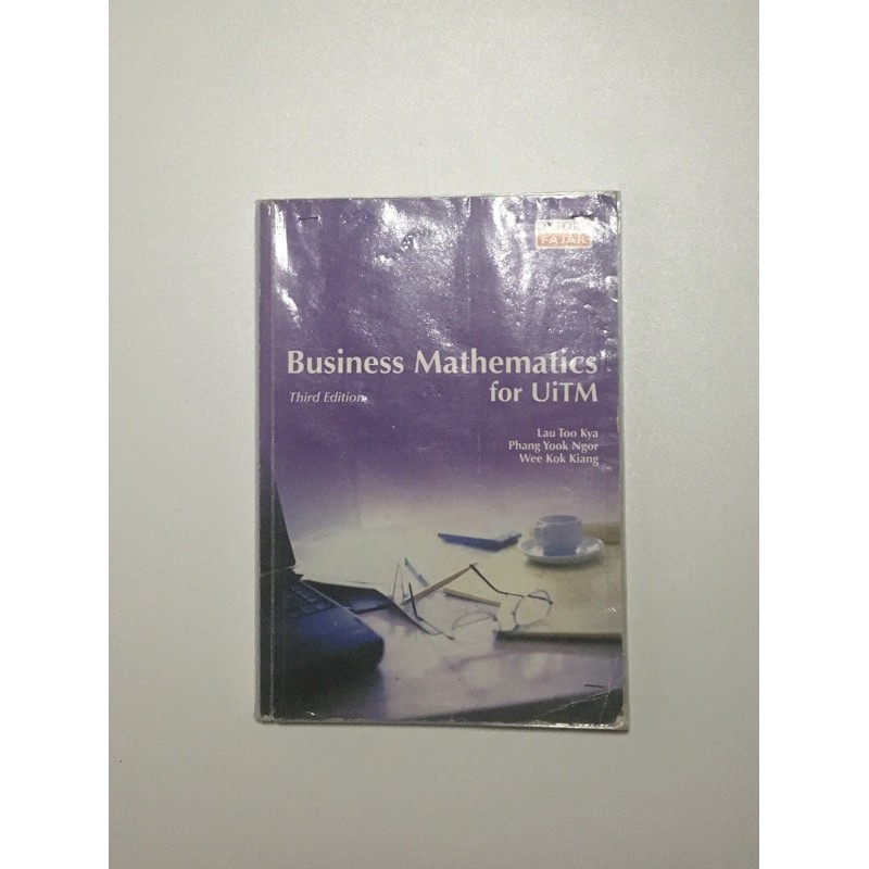 Business Mathematics for UiTM Third Edition | Shopee Malaysia