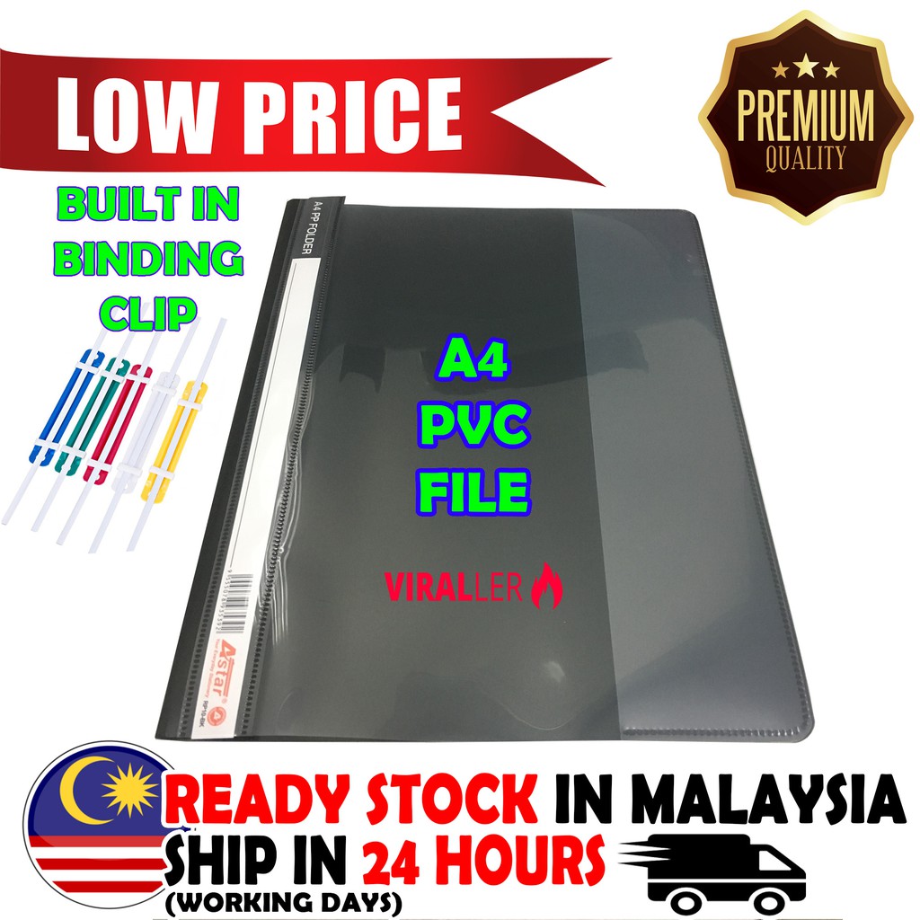 🔥borong🔥 Management Report Pp Pvc File Folder A4 Rp10 Shopee Malaysia