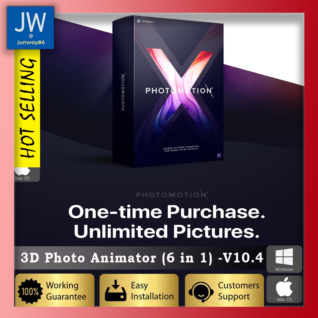 3D Photo Animator (6 in 1) -V10.4 September 2021 Update - After Effect ...