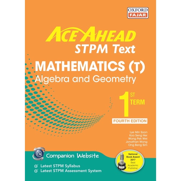 Oxford Ace Ahead STPM SEM1 Mathematics T (Fourth Edition) | Shopee Malaysia