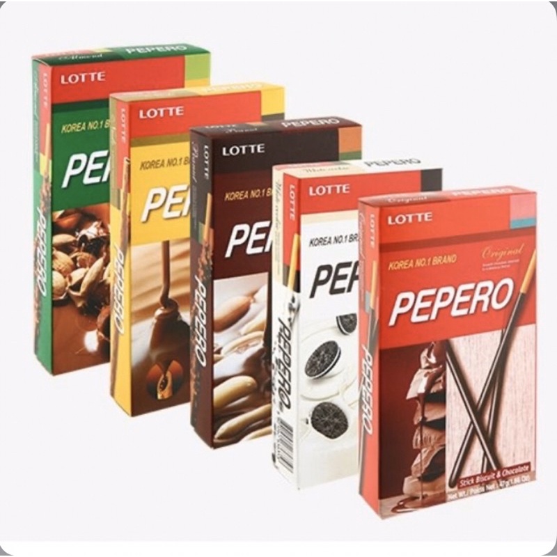 LOTTE PEPERO BIG PACK ORIGINAL / ALMOND / CHOCO COOKIES / CHOCO FILLED ...