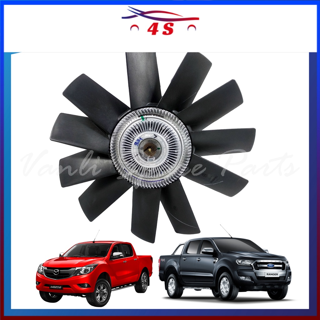 Genuine Fan Clutch and Blade for Ford Ranger T6, T7 and Mazda BT50 2 ...