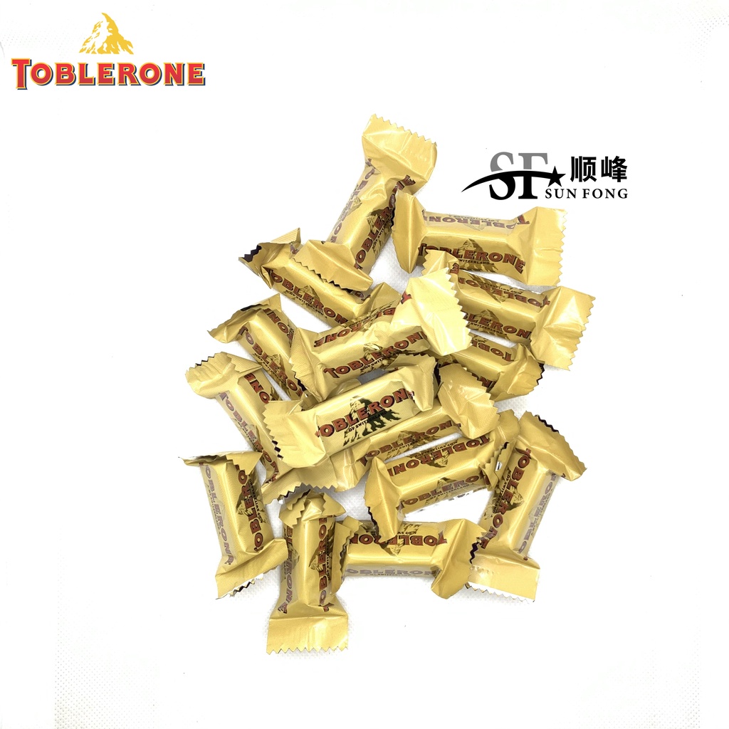 TOBLERONE Tiny Swiss Milk Chocolate with Honey & Almond Nougat Minis 瑞士 ...