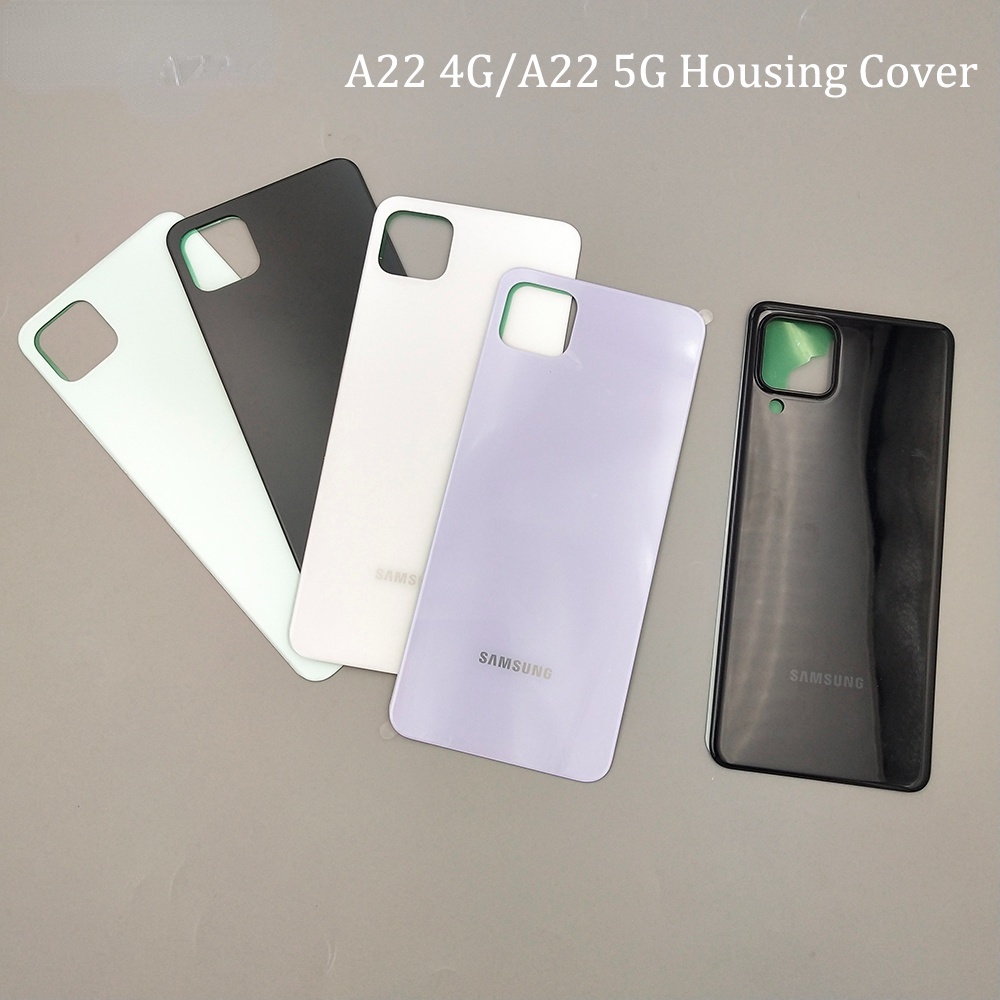 For Samsung Galaxy A22 4G 5G A225 A226 Plastic Back Battery Cover Rear ...