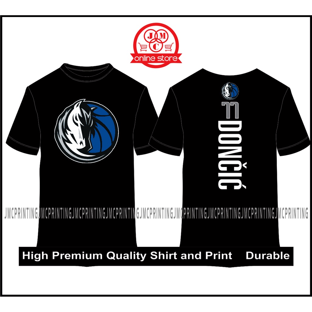 Dallas Mavericks NBA Luka Doncic 77 Mavs Jersey New T-Shirt | Shopee ...