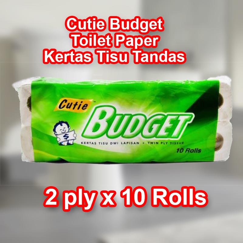 [10 Rolls] Cutie Budget Toilet Paper Roll Tissue | Shopee Malaysia