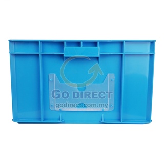 1 X 48L Square Industrial Stackable Container Basket Container Storage ...