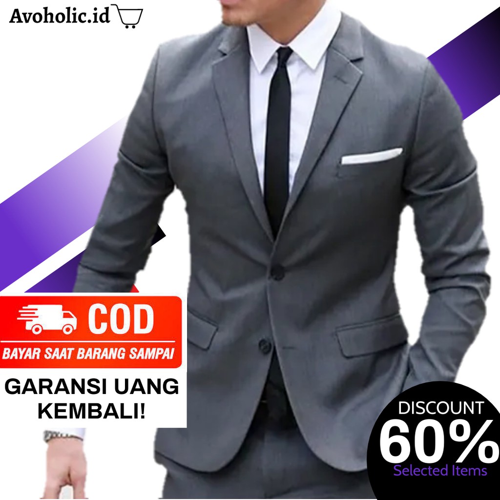 Men's JAS MEN'S BLAZER WEDDING JAS FORMAL JAS SLIMMFIT JAS COOL MEN'S ...