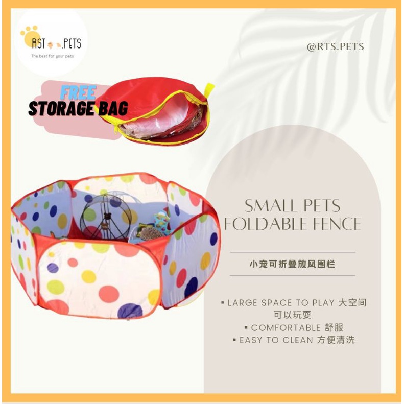 Hamster Playpen Pet Playpen Foldable Cage Gate Fence Cat Baby ...