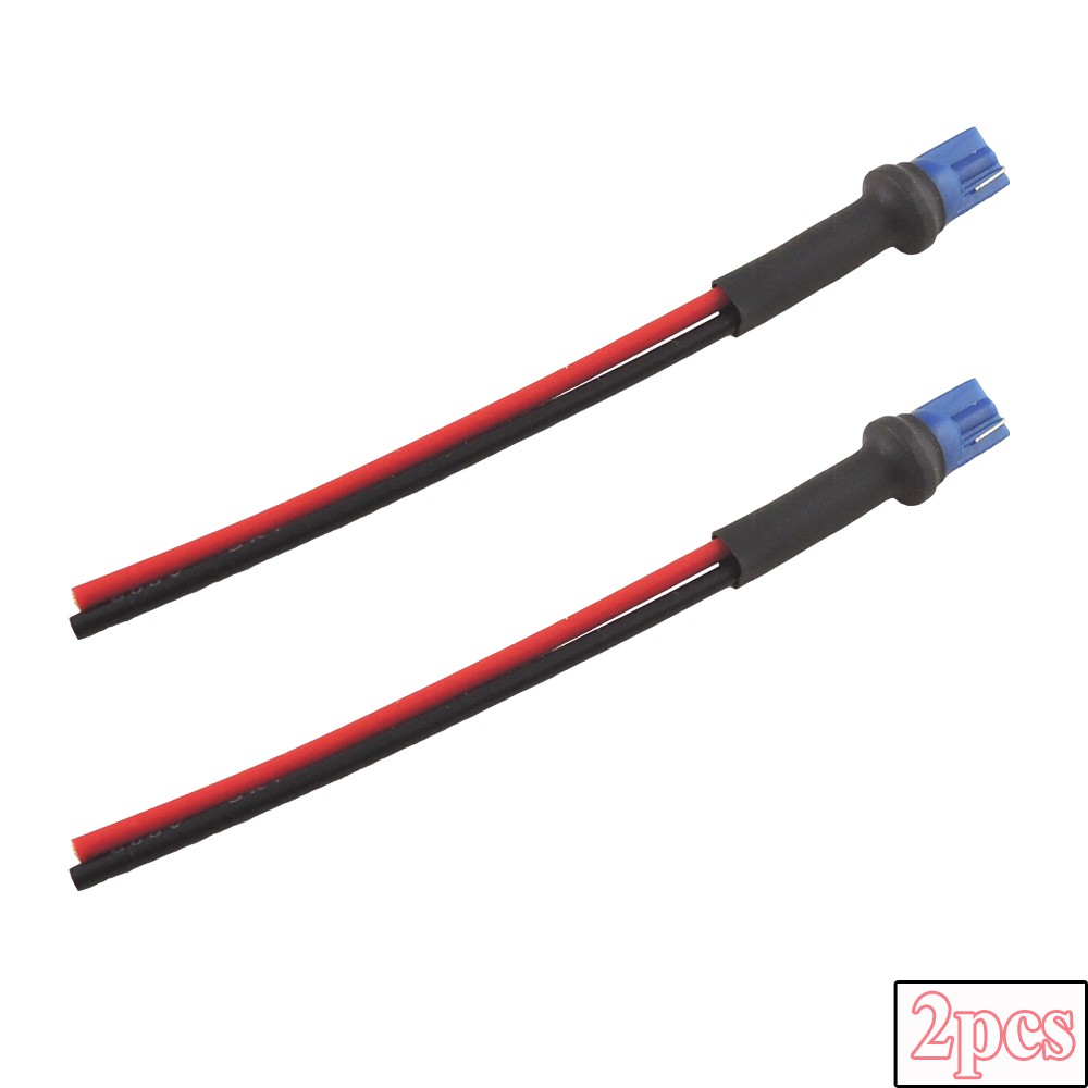 2PCS T10 168 194 2825 2821 W5W Male Socket Adapters Wiring Harness ...