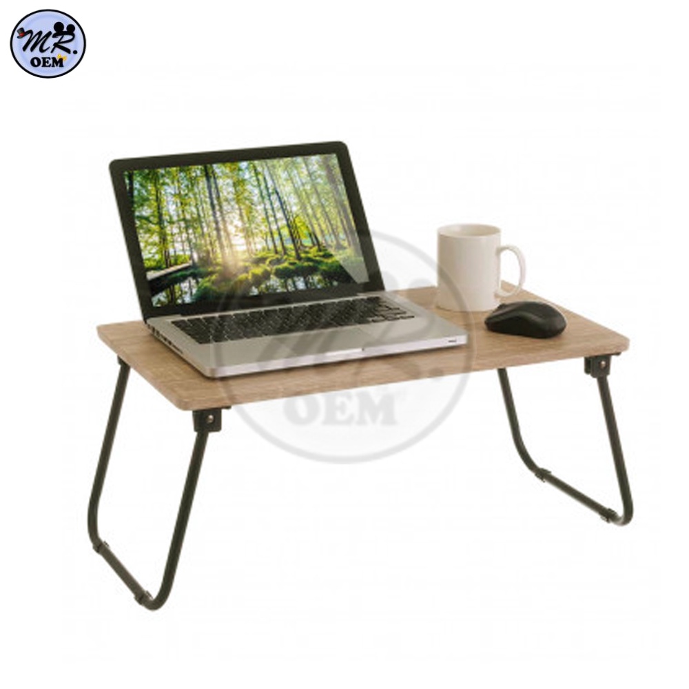 MR OEM Foldable Laptop Desk Portable Folding Computer Table Standing ...