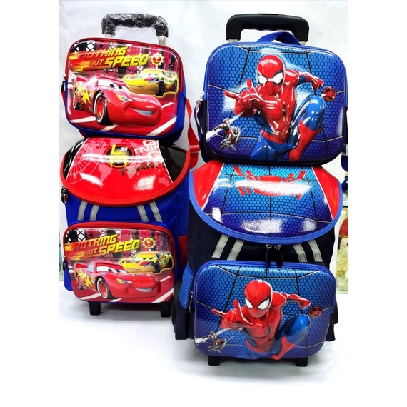 2in1 6Wheels Trolley School Bag For Kids Primary school Troli Beg ...