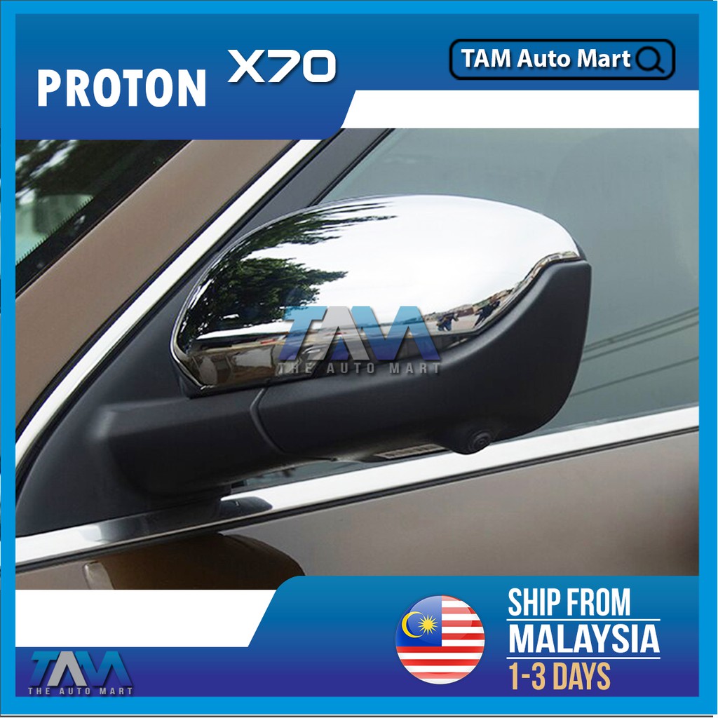 Proton X70 Side Mirror Chrome Cover Side Rearview Mirror Wing Cover ...
