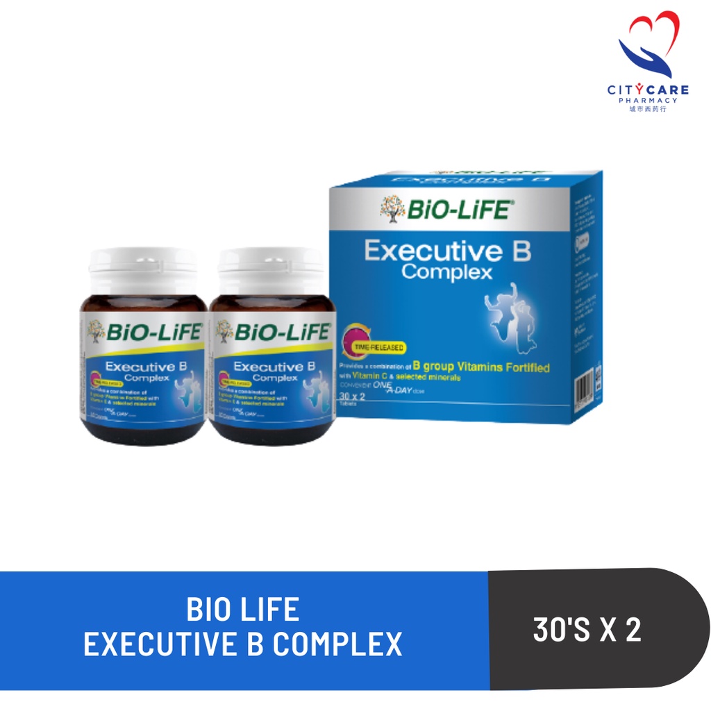 Bio-Life Executive B Complex Tablets (30's x2) | Shopee Malaysia