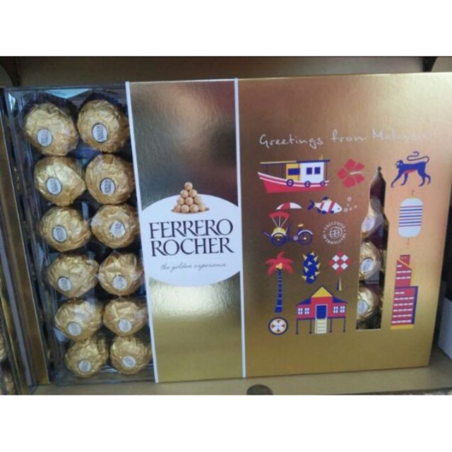 FERRERO ROCHER GIFT BOX T48 600g EXP 10/2025 | Shopee Malaysia
