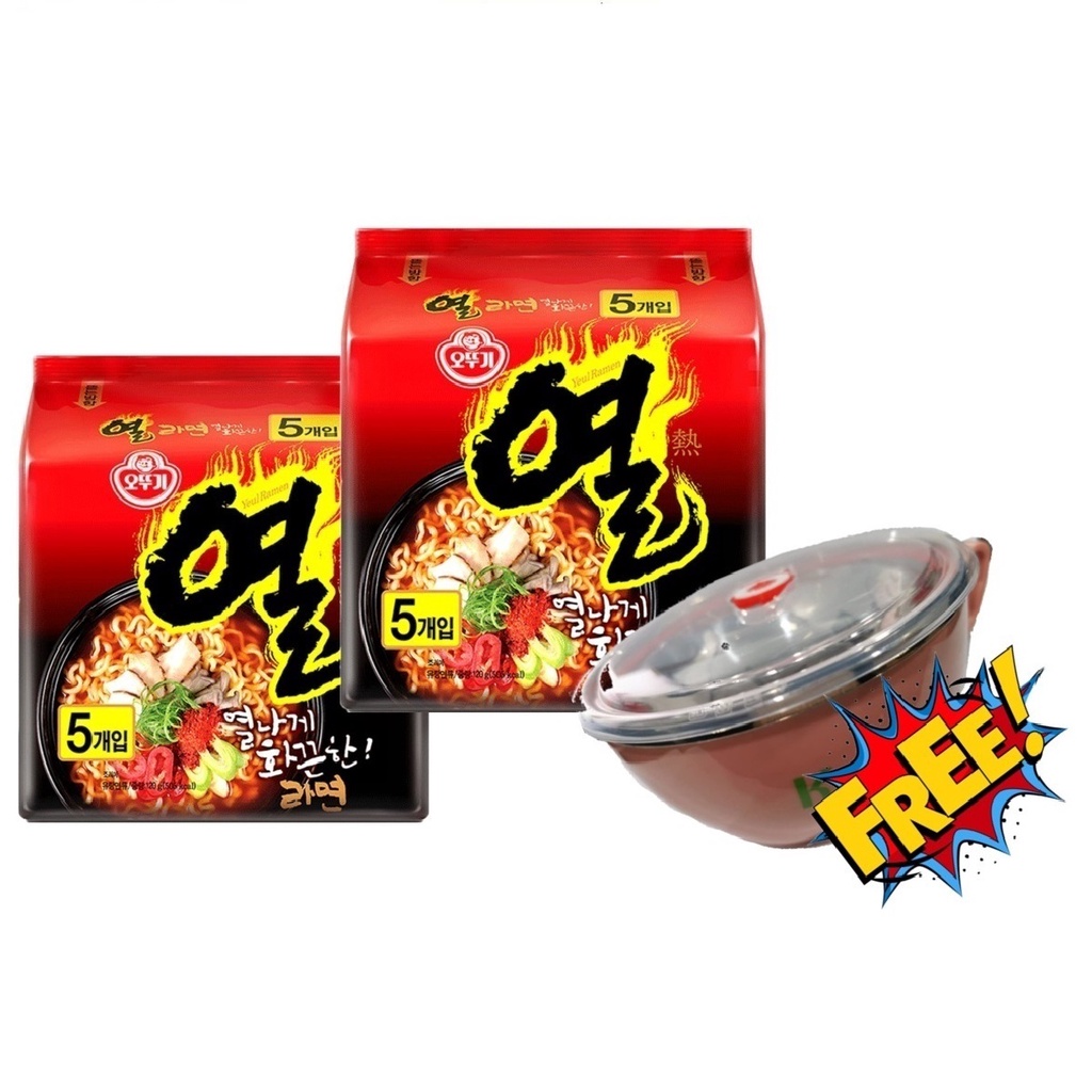 EXP：5/2025 Ottogi Yeul Ramen Hot Ramen Korean Instant Noodles X 5packs | Shopee Malaysia