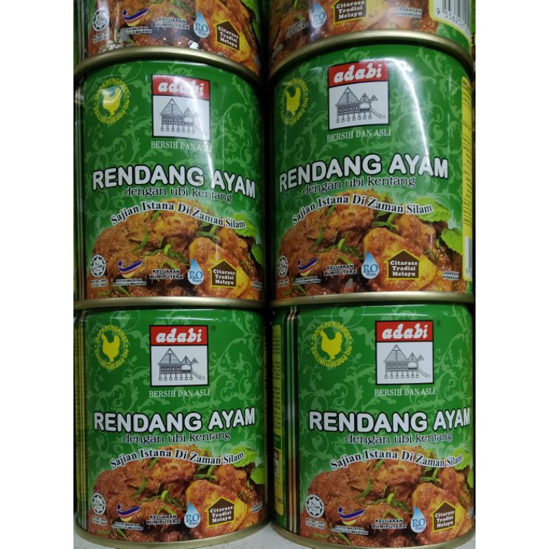 Adabi Rendang Ayam 280g | Shopee Malaysia
